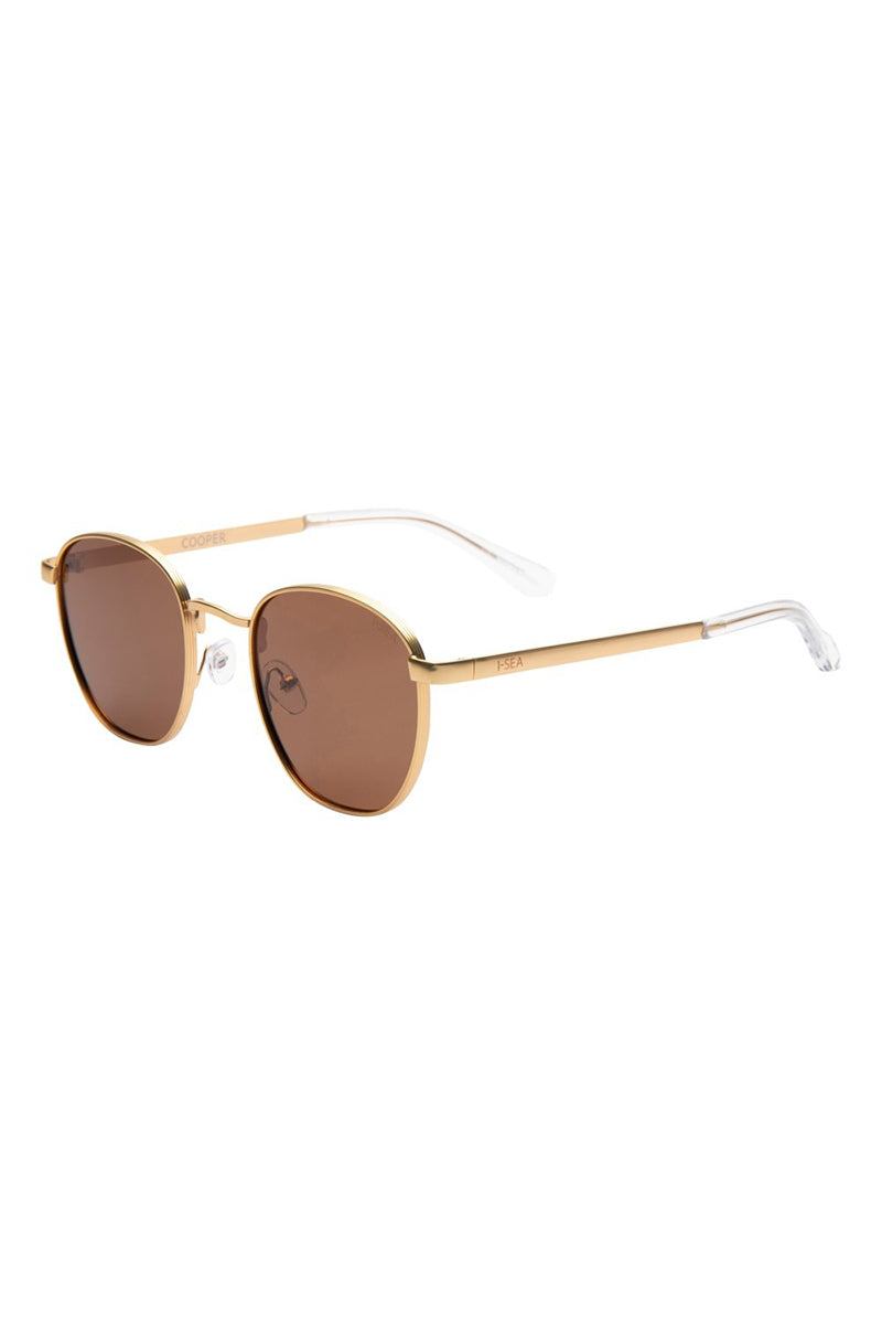 I-SEA - Cooper with Gold Frame and Brown Polarized Lenses – Blue Ox ...